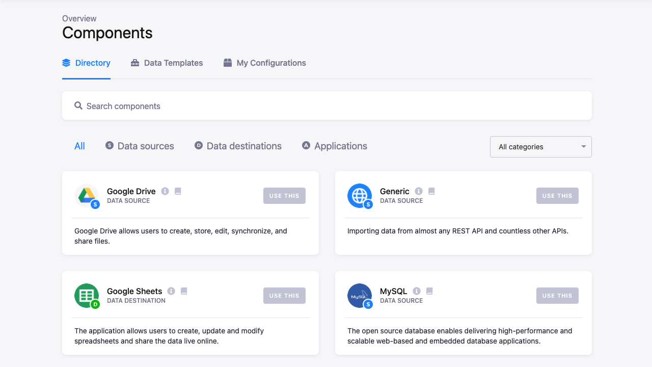 Dedicated Tabs for Components