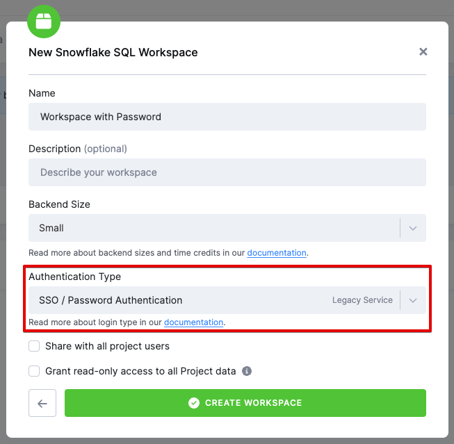 Introducing new Snowflake SQL workspaces supporting Key Pair authentication